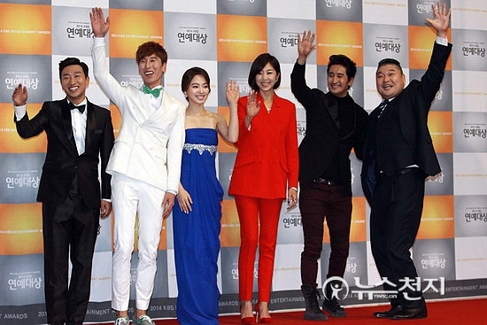 [포토] ‘2014 KBS 연예대상’ 파이팅하는 ‘우리동네 예체능팀’