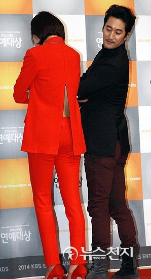 [포토] ‘2014 KBS 연예대상’ 전미라 ‘반전 의상’