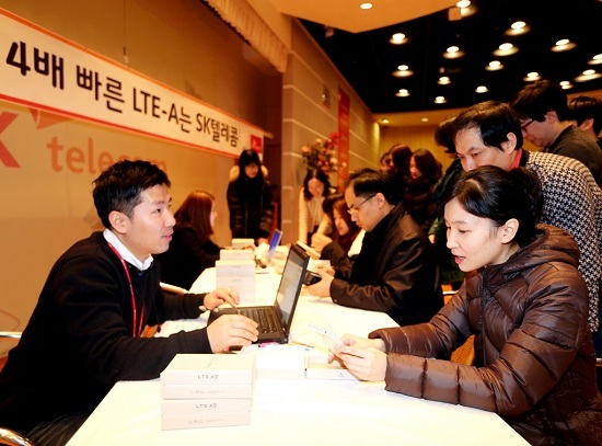 SKT, 4배 빠른 LTE 갤노트4 첫 개통