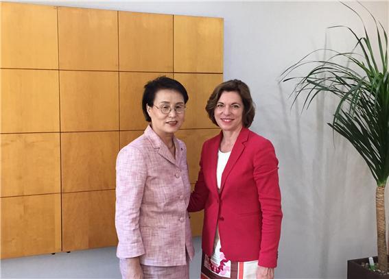 바바라 미스틱 美 윌슨 컬리지 총장, 서울여자대학교 방문