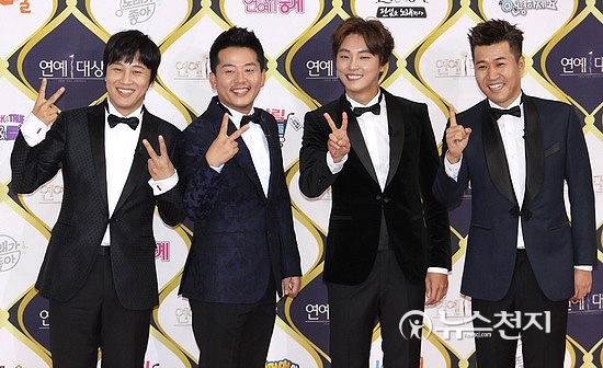 [포토] 2016 KBS 연예대상 ‘1박2일이 왔어요~’