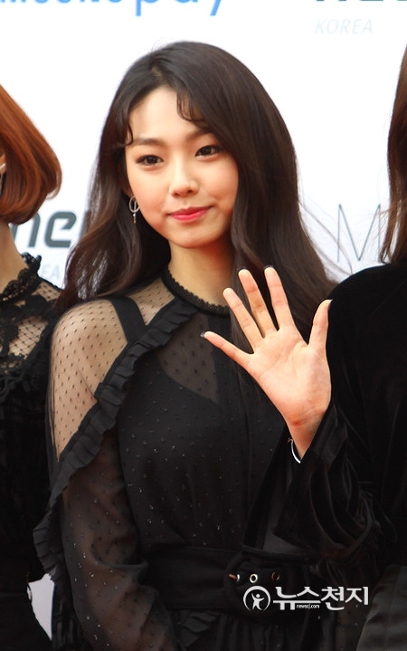 [포토] ‘2017 AAA’ 구구단 ‘레드카펫의 블랙소녀들’