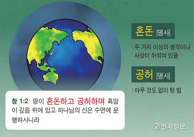 [성경교리비교] 창세기 1장 ‘땅이 혼돈하고 공허한 것’의 참 의미는?