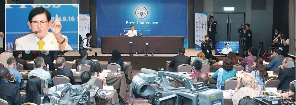 [한국인 이만희 평화실화 FOCUS│HWPL의 순간들30-9.18 평화만국회의 언론·청년·여성] HWPL지지 위해 한자리에