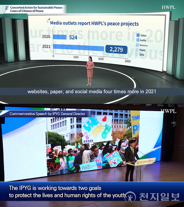 [한국인 이만희 평화실화 FOCUS│HWPL의 순간들39-9.18 평화만국회의 7·8주년] 지속 가능한 평화 위한 공동 노력 ‘평화의 빛’이 되다