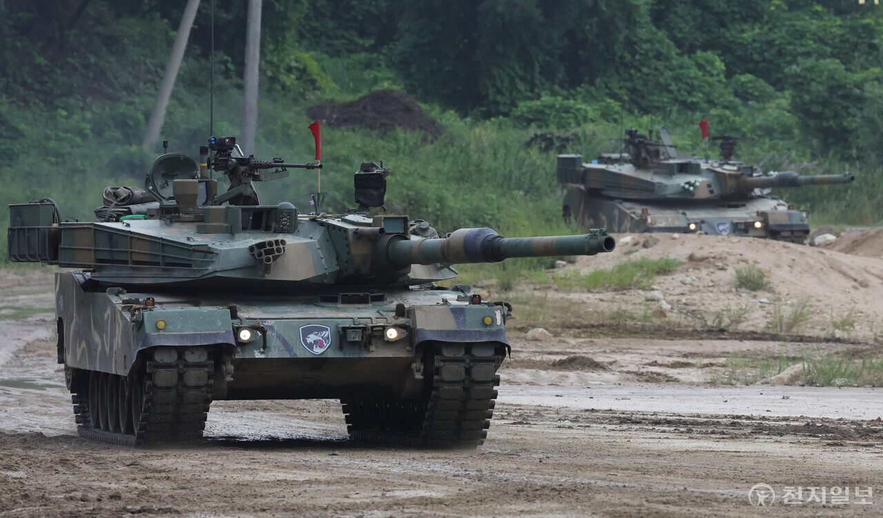 [포토] K1A2 기동