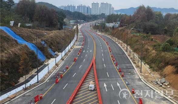 대전시, 도안대로 왕복 4차로 부분 개통