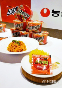 농심 ‘스파게티 토마토’ 출시… 면 간편식 시장 도전